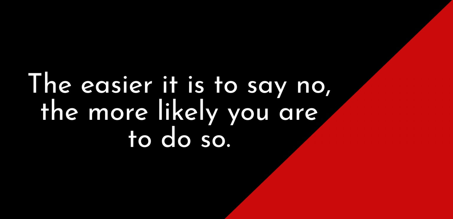 How To Use A "No" Template To Make It Easier To Say No